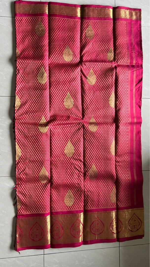 Kanchipuram pure pattu saree (red), Women's Fashion, Dresses & Sets ...
