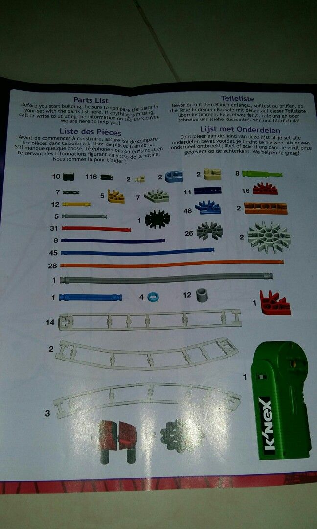 K'NEX roller coaster building set, Hobbies & Toys, Toys & Games on ...