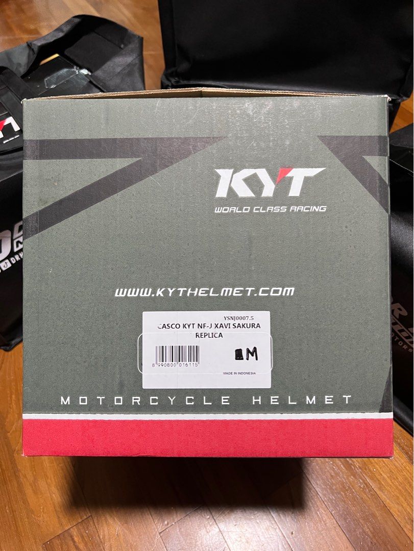 KYT NFJ Helmet Xavi Sakura Rider Replica Original KYT Helmet PSB LTA ...