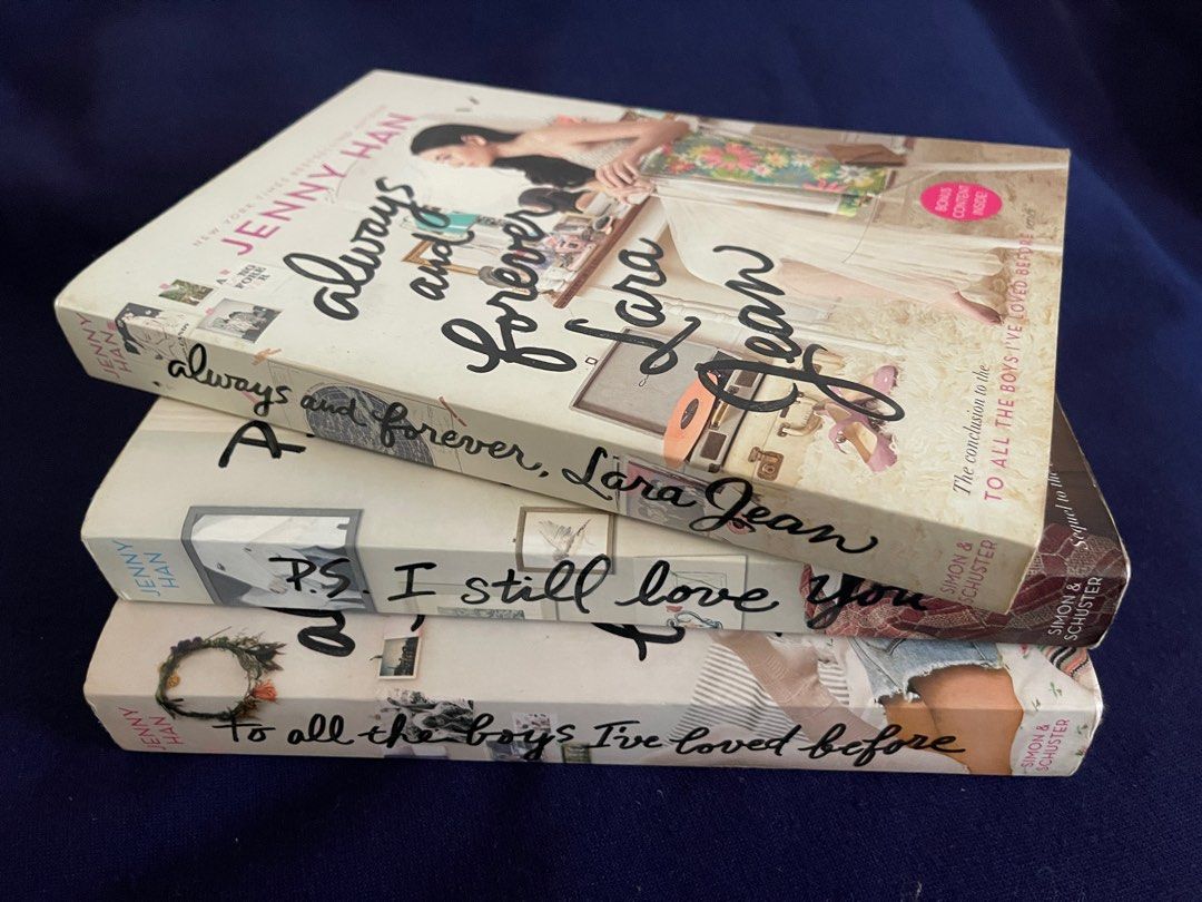 Lara Jean Trilogy Set (Pre-loved books), Hobbies & Toys, Books ...