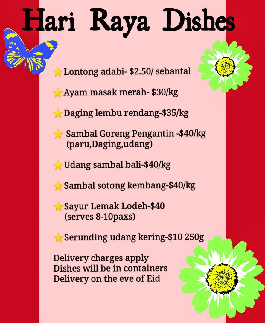 Lauk Lauk Raya (halal dishes catering), Food & Drinks, Local Eats on ...