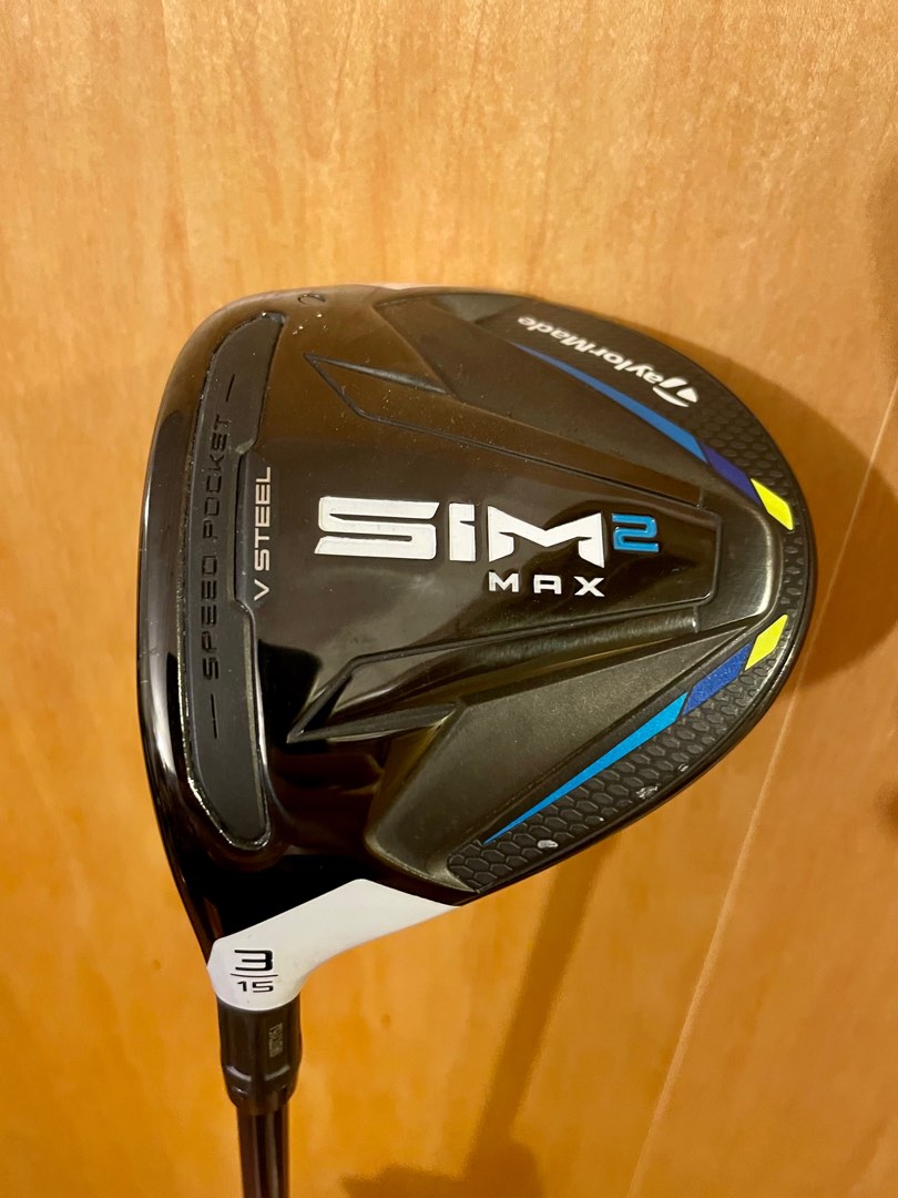 (Left Hand) Taylormade Sim 2 Max Golf Wood 3 (15 degree loft), Sports ...