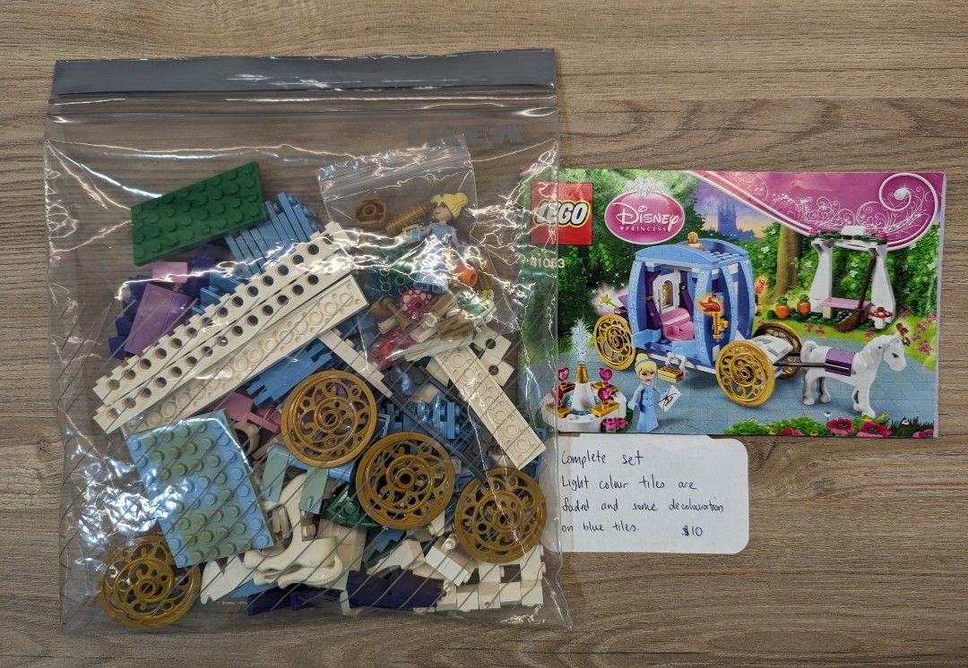 Lego Disney Princess 41053 Cinderella's Dream Carriage, Hobbies & Toys ...