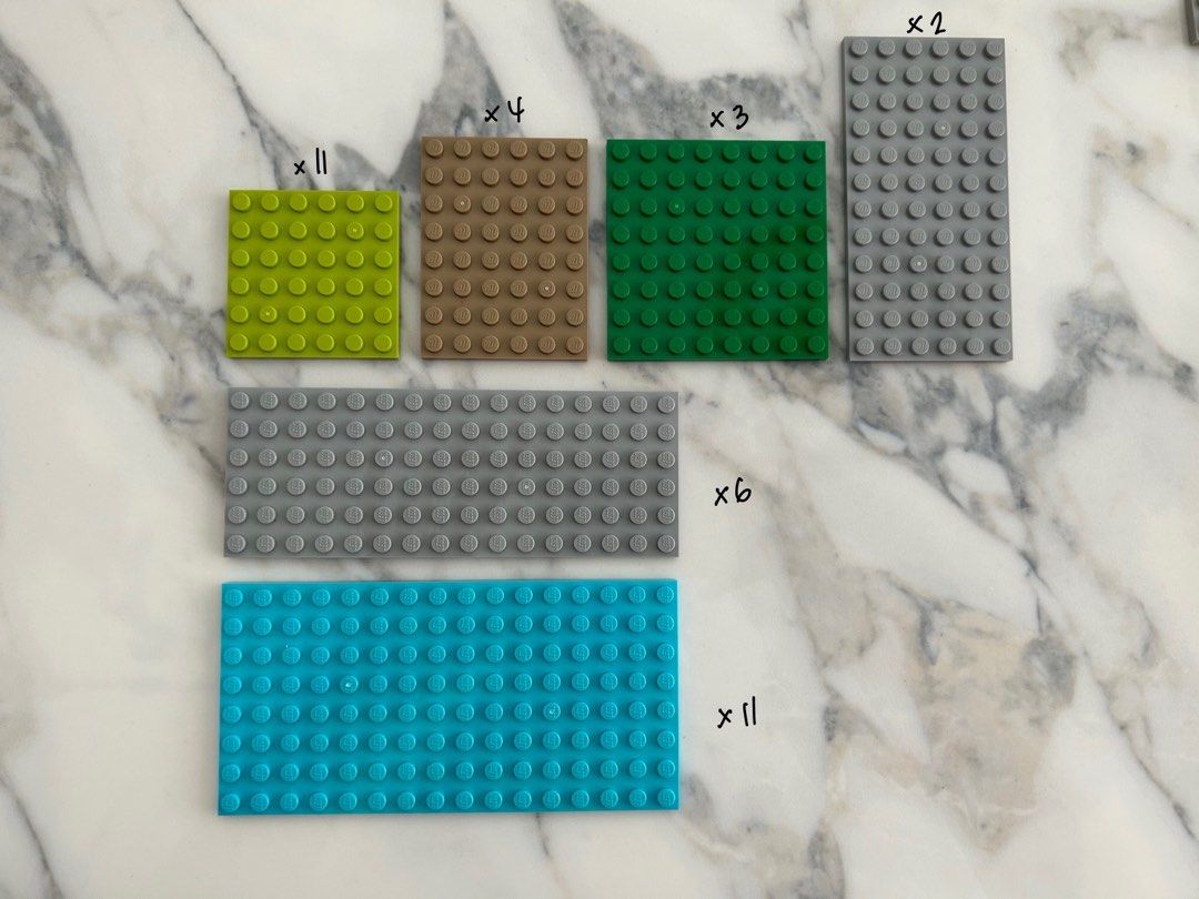 Lego flat pieces and baseplates, Hobbies & Toys, Toys & Games on Carousell