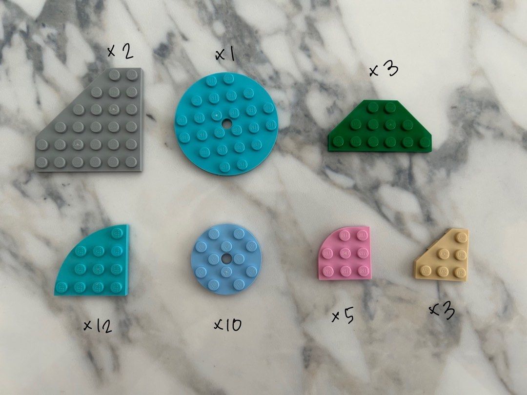 Lego flat pieces and baseplates, Hobbies & Toys, Toys & Games on Carousell