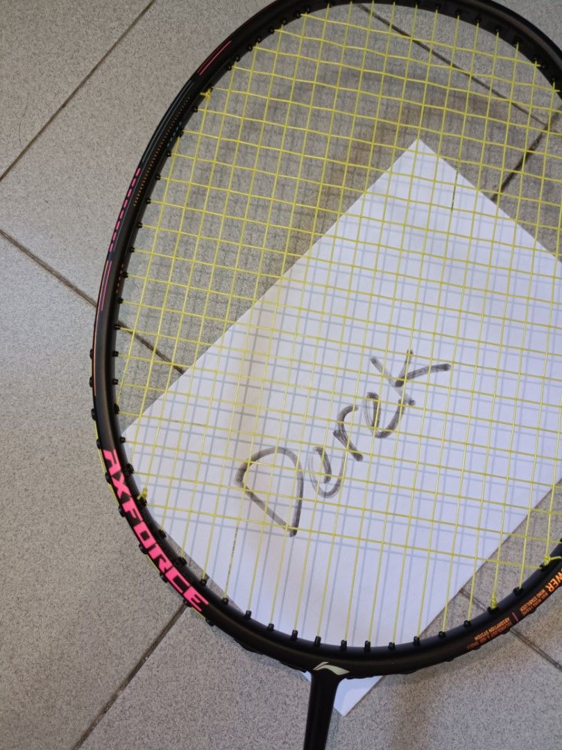Lining Axforce 80 4UG5 Badminton Racquet, Sports Equipment, Sports ...