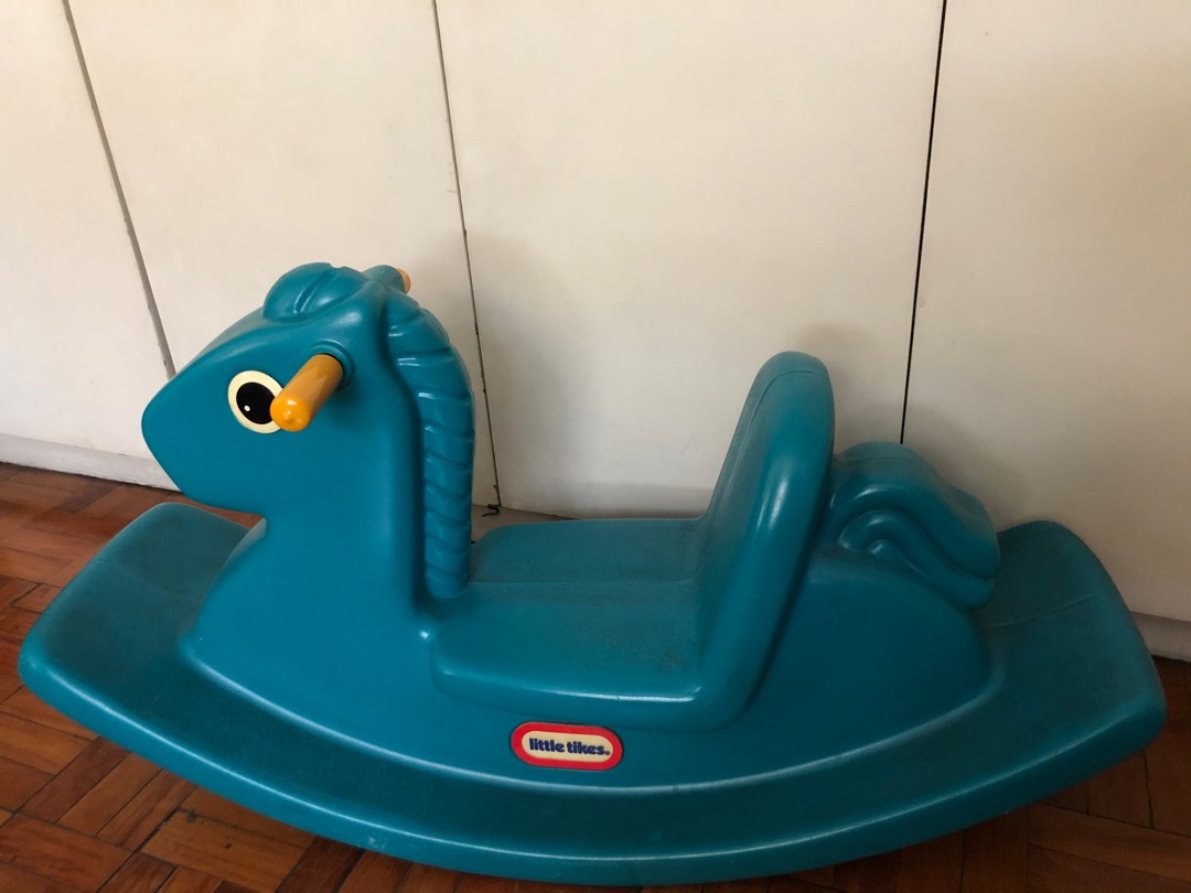 Little Tikes Green Rocking Horse, Babies & Kids, Infant Playtime on ...