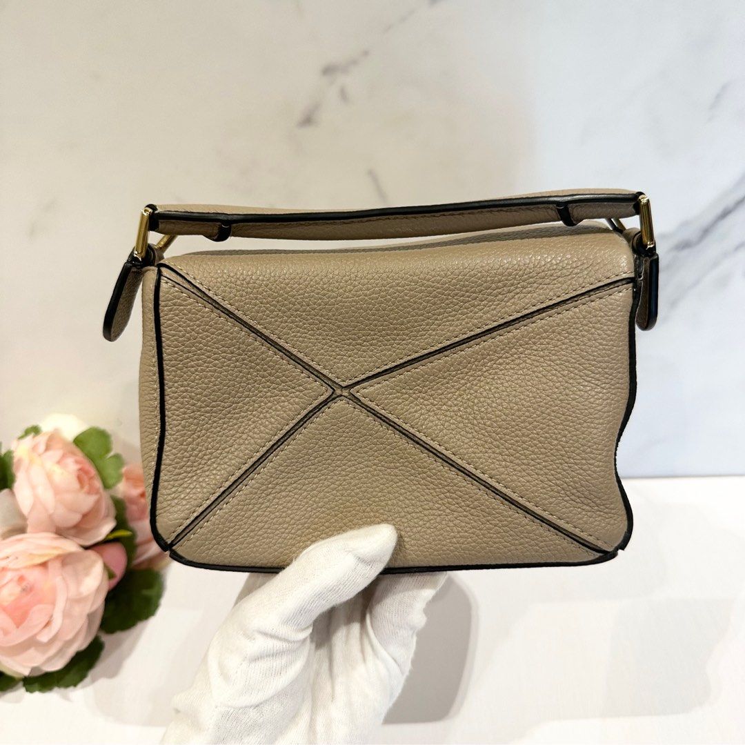 Loewe Puzzle Bag Mini Sand, Luxury, Bags & Wallets on Carousell