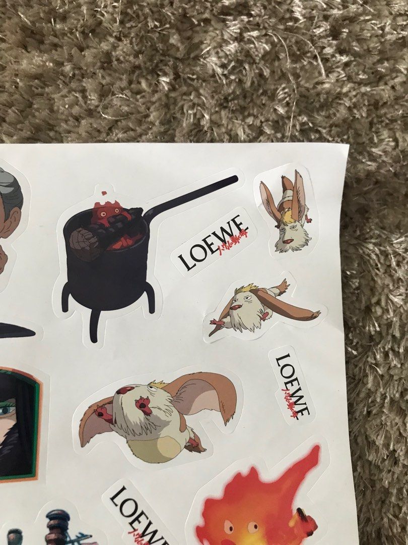 LOEWE sticker keren abis 2023 studio ghibli loewe i loewe you new ...