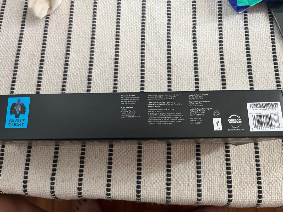 Logitech G Pro Keyboard - Mechanical RGB (BRAND NEW), Computers & Tech ...