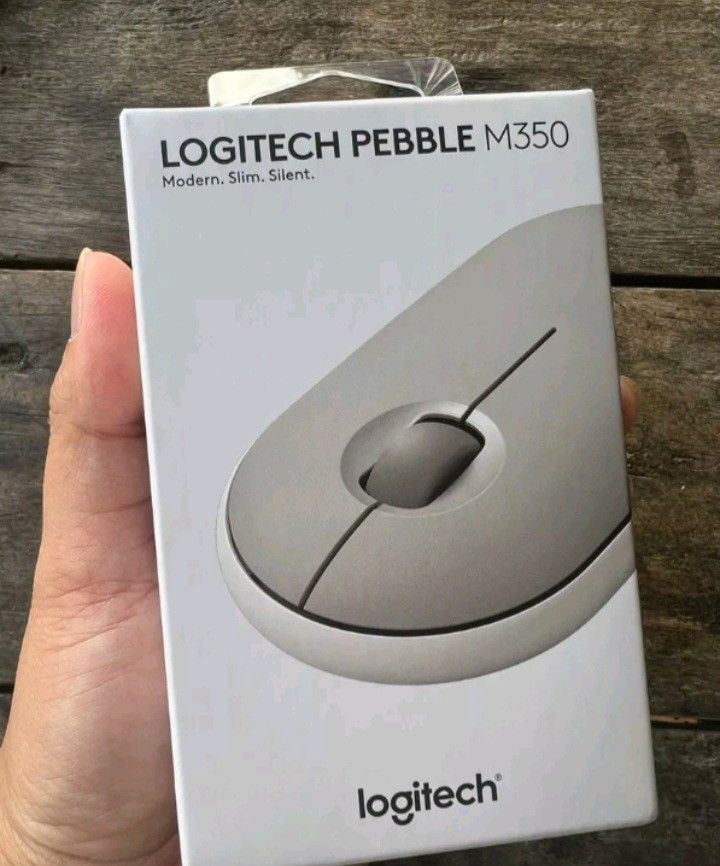 Logitech M350 Wireless Mouse Pebble Sand With Bluetooth, Computers & Tech, Parts & Accessories ...