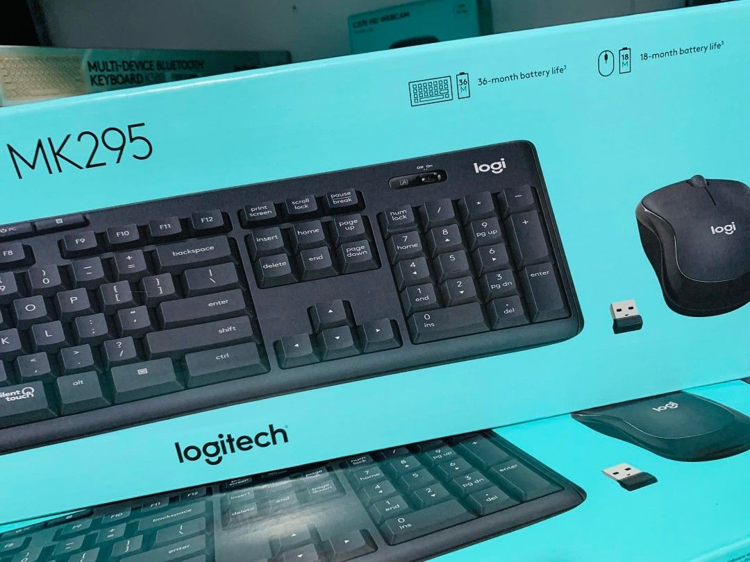 Logitech MK295 Silent Wireless Keyboad and Mouse Combo, Computers & Tech, Parts & Accessories ...