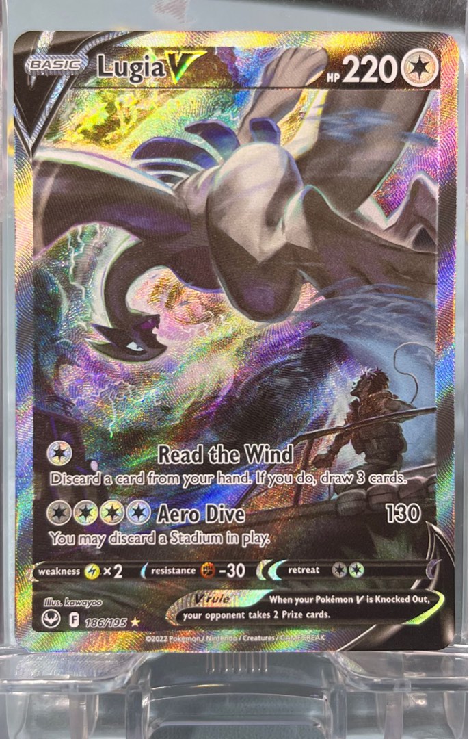 Lugia V - 186/195 - Alternate Art Ultra Rare, Hobbies & Toys, Toys ...