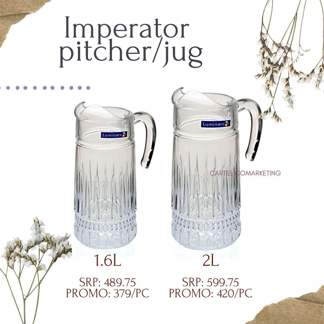 Luminarc Water jug , juice pitcher, pitcher jug Restaurant use pitcher ...