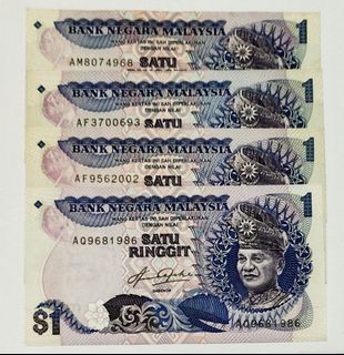 V) Rare Malaysia RM2 Two Ringgit note x 2 pieces, Hobbies & Toys ...