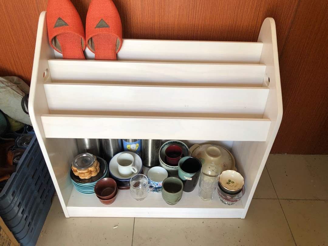 Magazine or Slipper rack Japan laminated wood, Furniture & Home Living ...