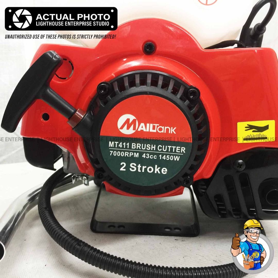 MAILTANK 1450W 2 stroke 43cc MT411 Brush Cutter (SH383) LIGHTHOUSE ...