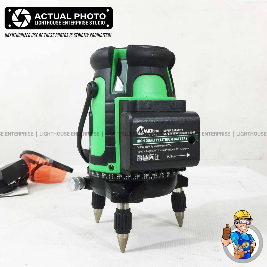 MAILTANK 5 Line Leveling Laser / Red Beam Laser with Tripod (SH78 ...
