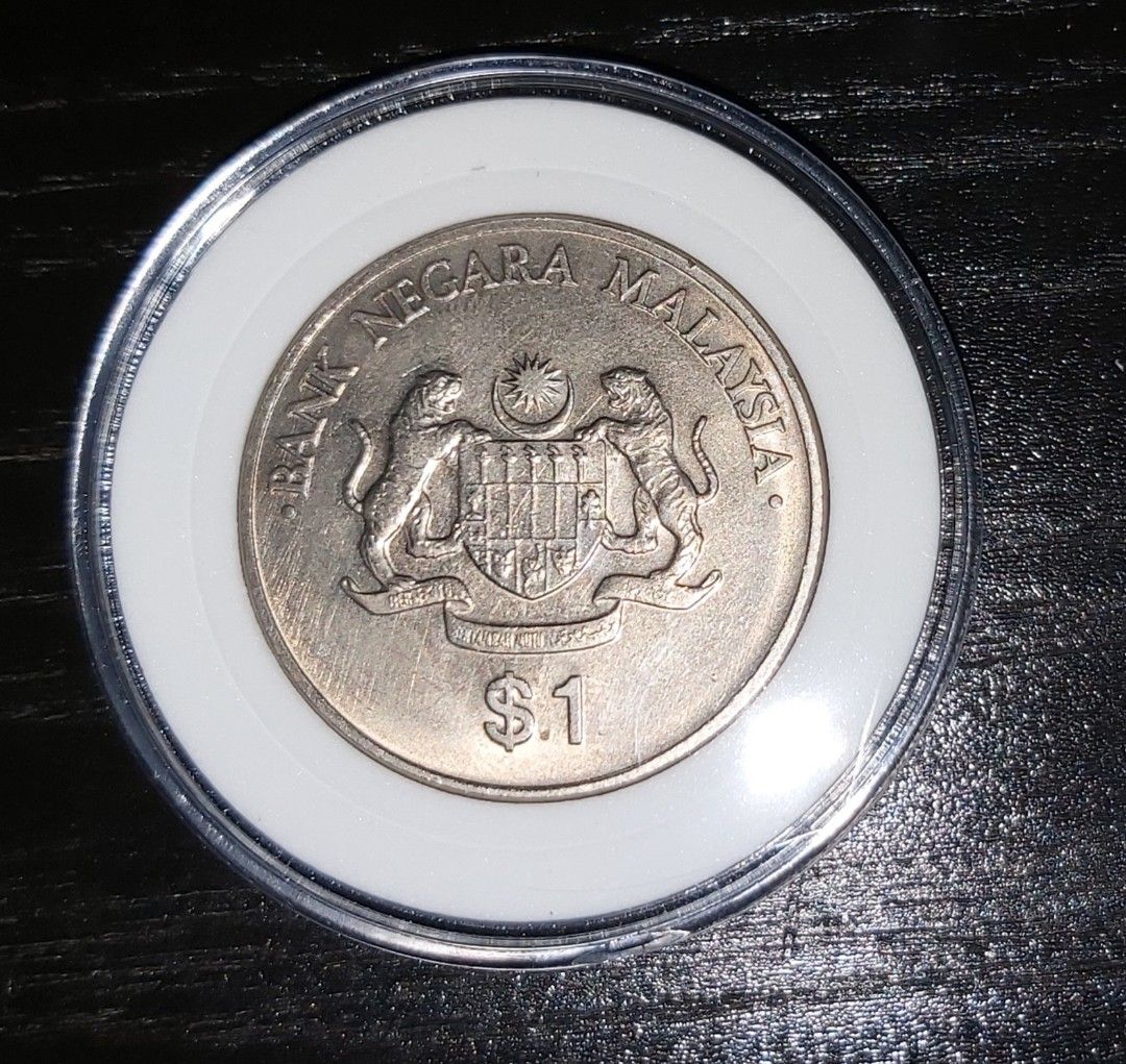 Malaysia one ringgit commemorative coin RMK- 5, Hobbies & Toys ...