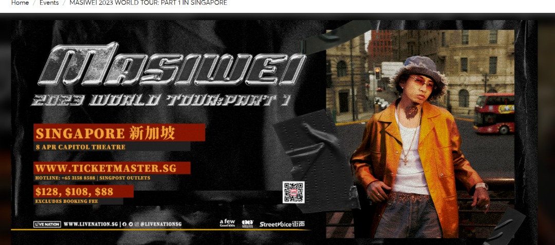 MASIWEI 2023 WORLD TOUR: PART 1, Tickets & Vouchers, Event Tickets on ...