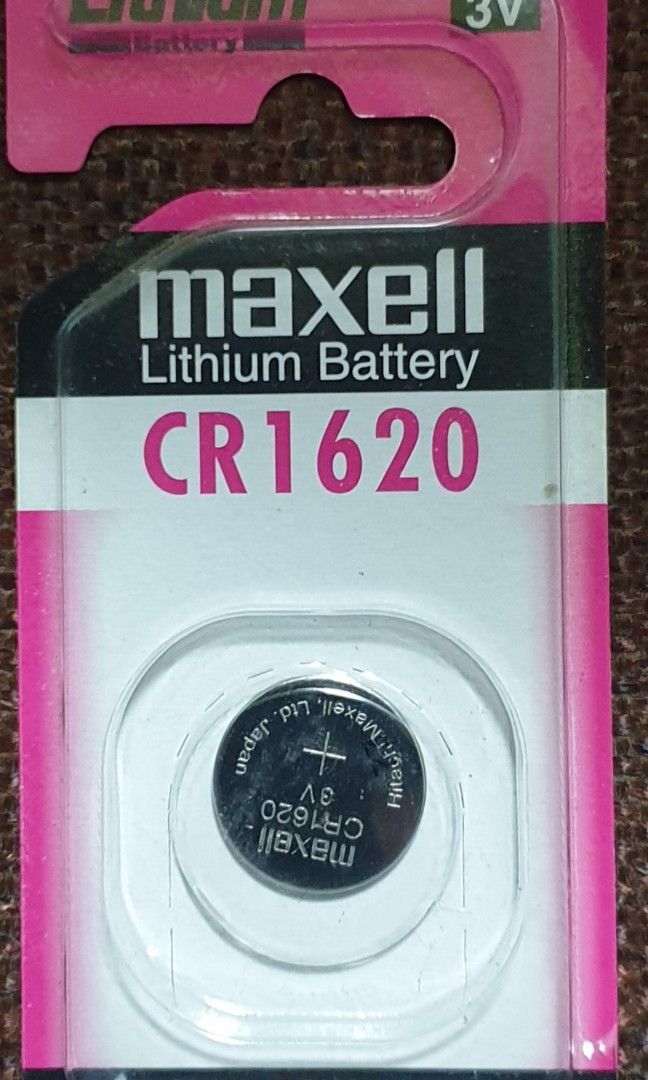 Maxell Lithium Battery CR 1620, Photography, Photography Accessories ...