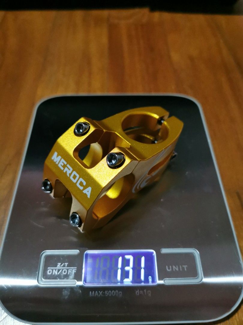 Meroca bicycle short stem Gold color, Sports Equipment, Bicycles ...