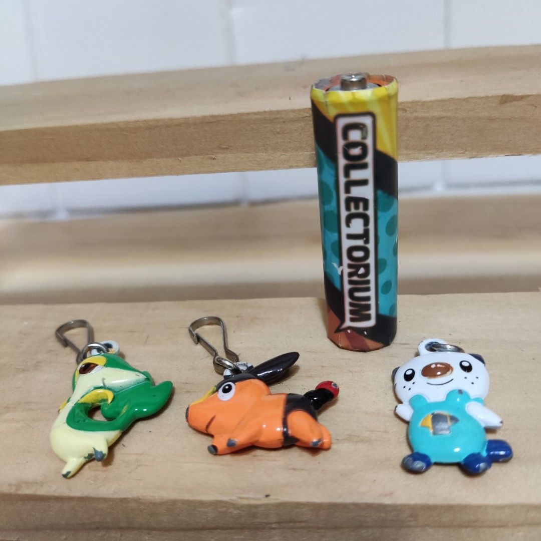 Metal Pokemon Keychain Unova Starters Snivy Tepig Oshawott, Hobbies ...