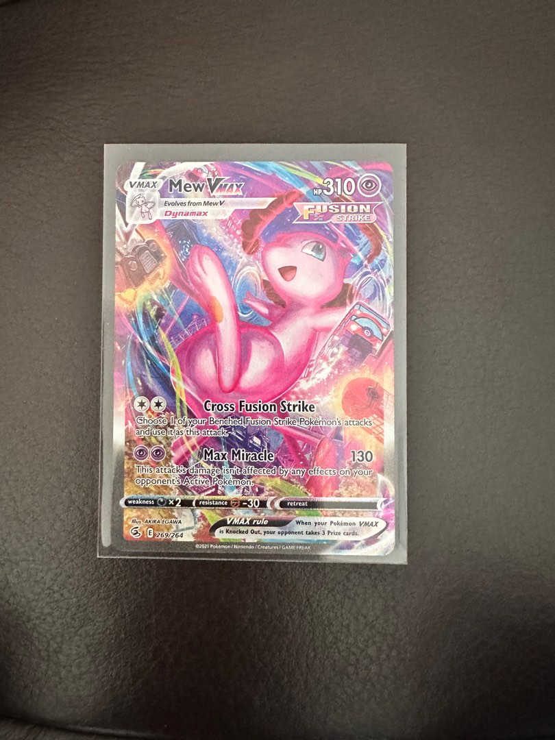 Mew Vmax AA fusion Strike, Hobbies & Toys, Toys & Games on Carousell