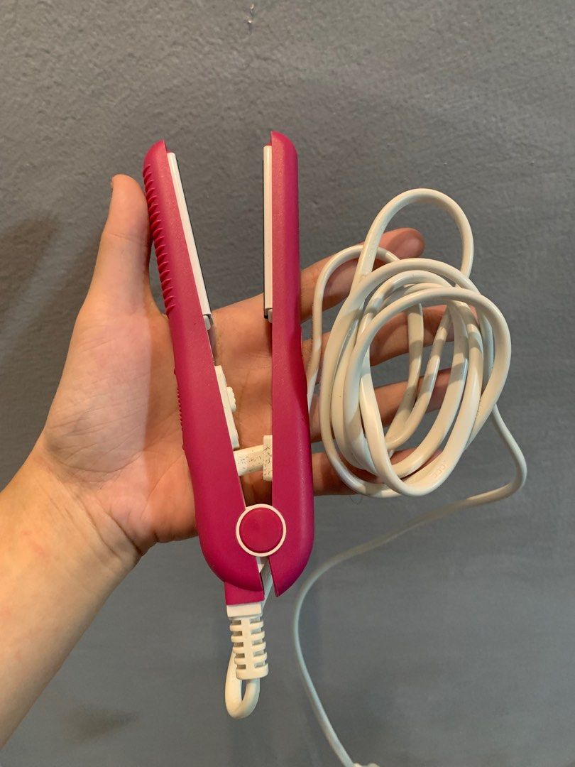 Mini Hand Carry Hair Iron / Hair Straightener on Carousell
