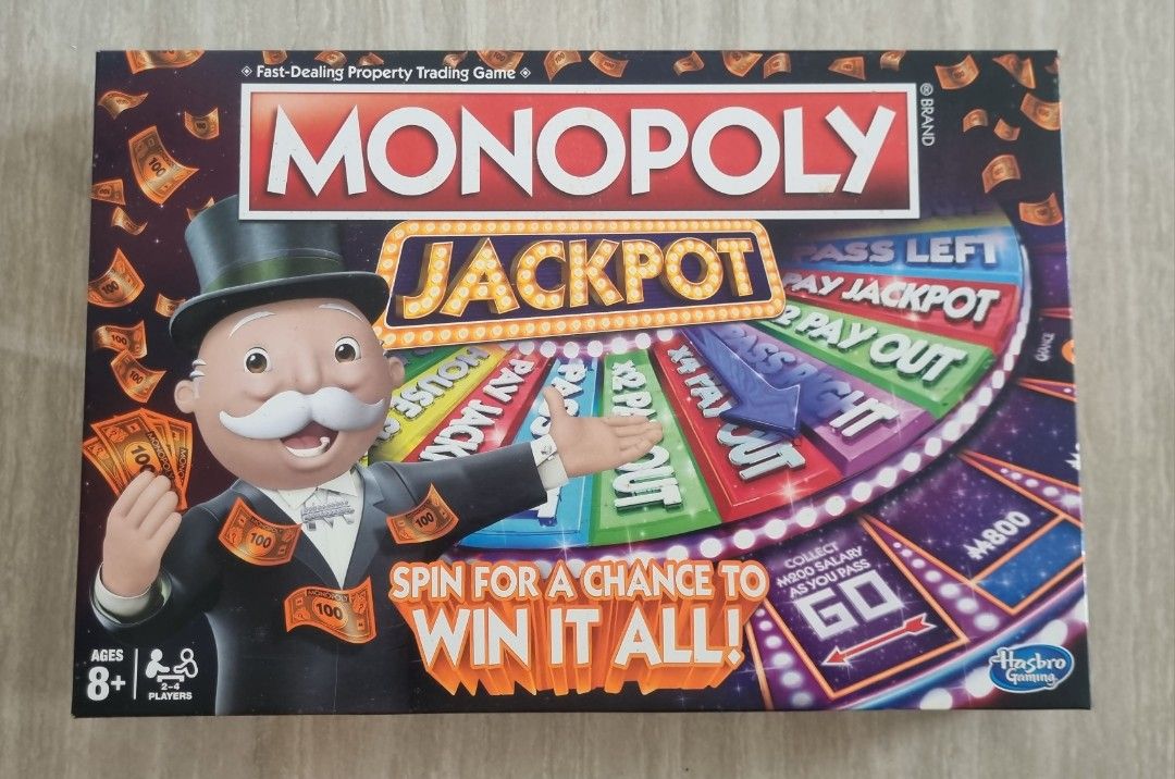 Monopoly Jackpot, Hobbies & Toys, Toys & Games on Carousell