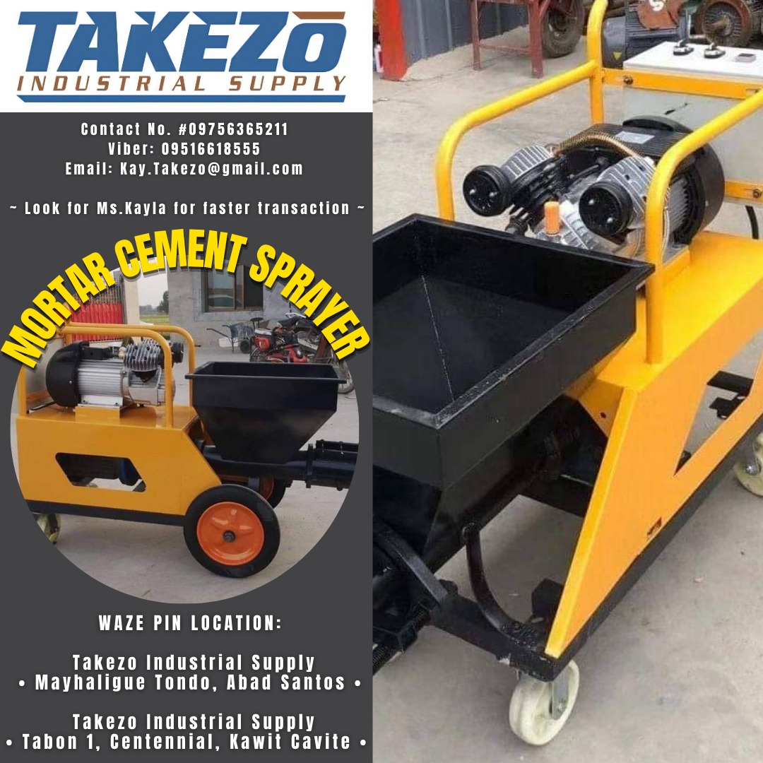 MORTAR SPRAYING MACHINE, Commercial & Industrial, Construction ...