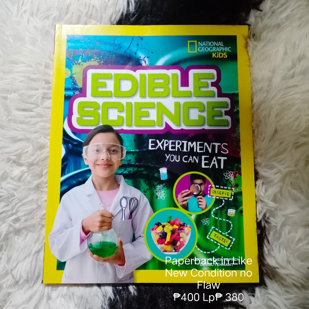 National Geographic Kids Edible Science Experiments you can Eat ...