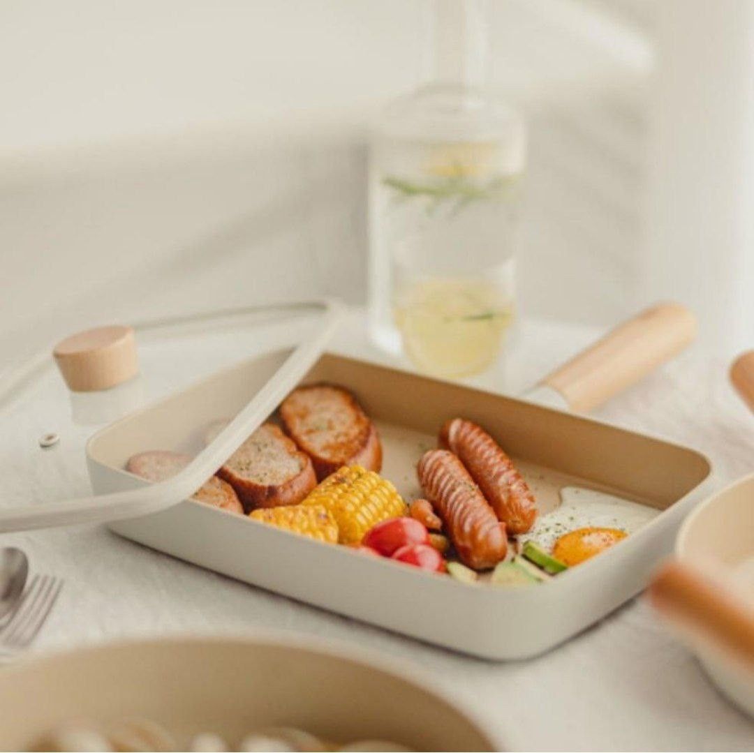 Neoflam FIKA Brunch pan with lid, Furniture & Home Living, Kitchenware ...