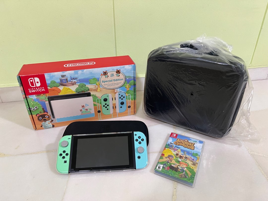 Nintendo Switch Gen 2 - Animal crossing limited edition, Video Gaming ...
