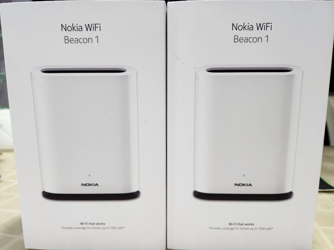 Nokia WiFi Beacon 1, Bundle of 2, Computers & Tech, Parts & Accessories ...