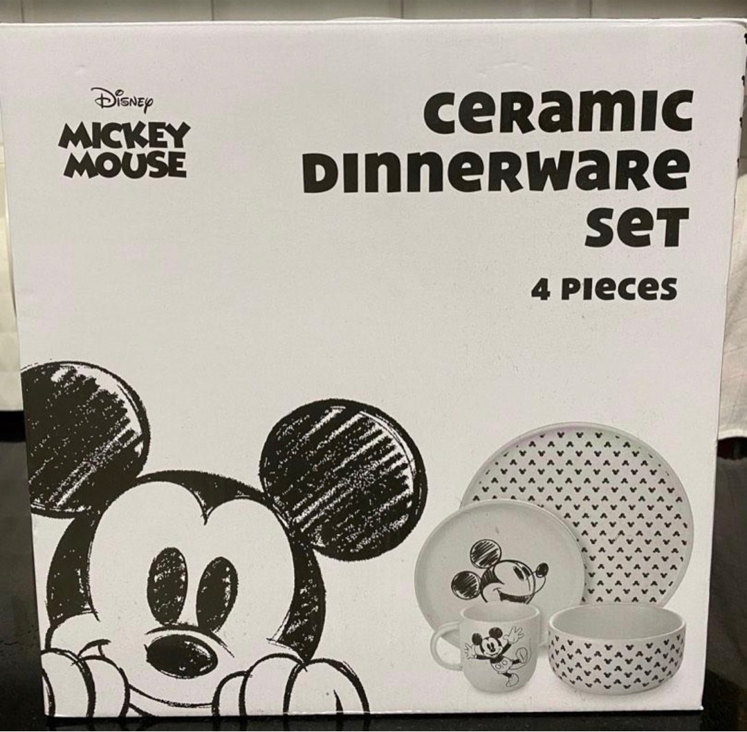 NTUC Mickey Mouse Pot & Dinnerware, Furniture & Home Living ...