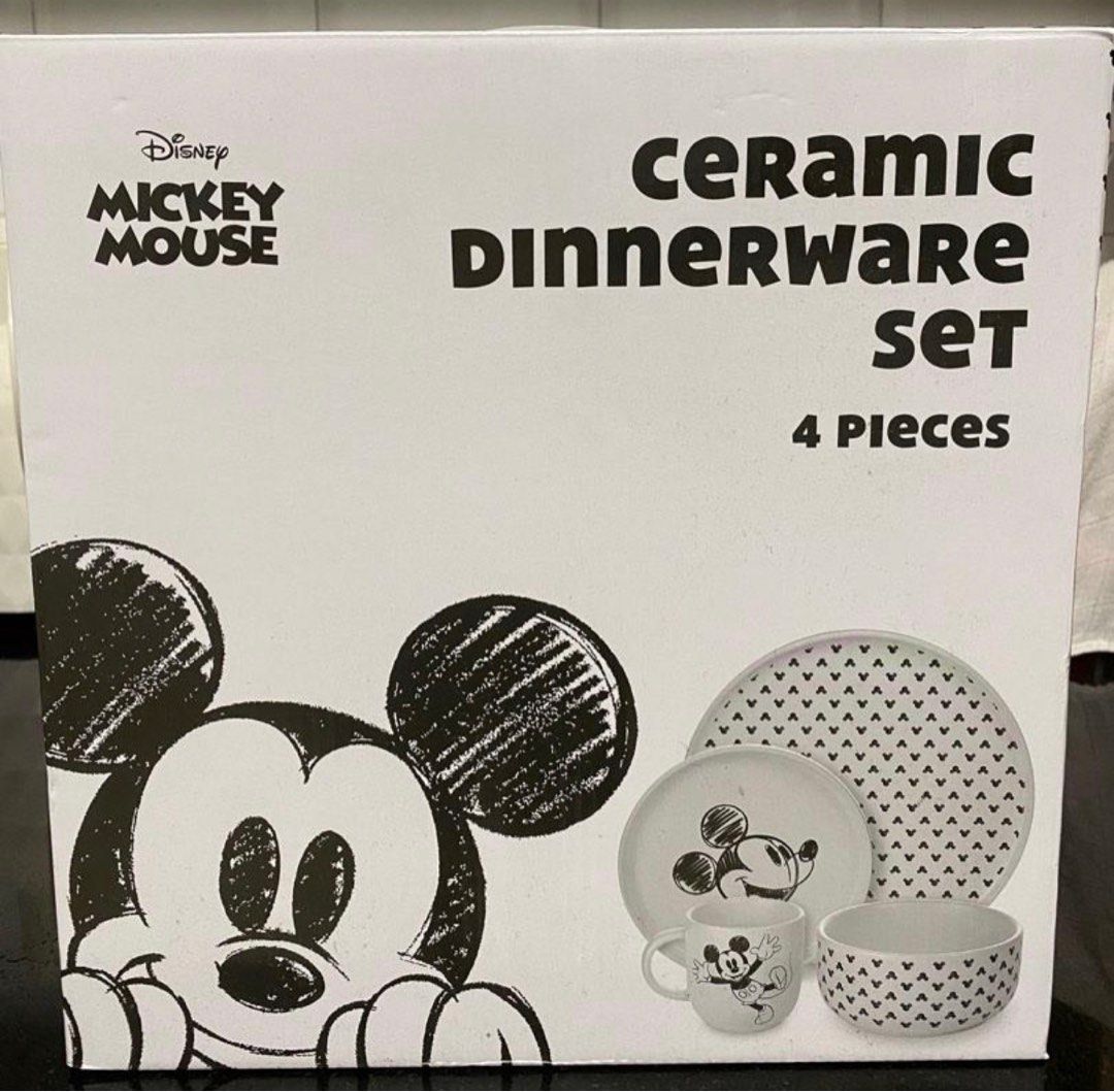 NTUC Mickey Mouse Pot & Dinnerware, Furniture & Home Living ...