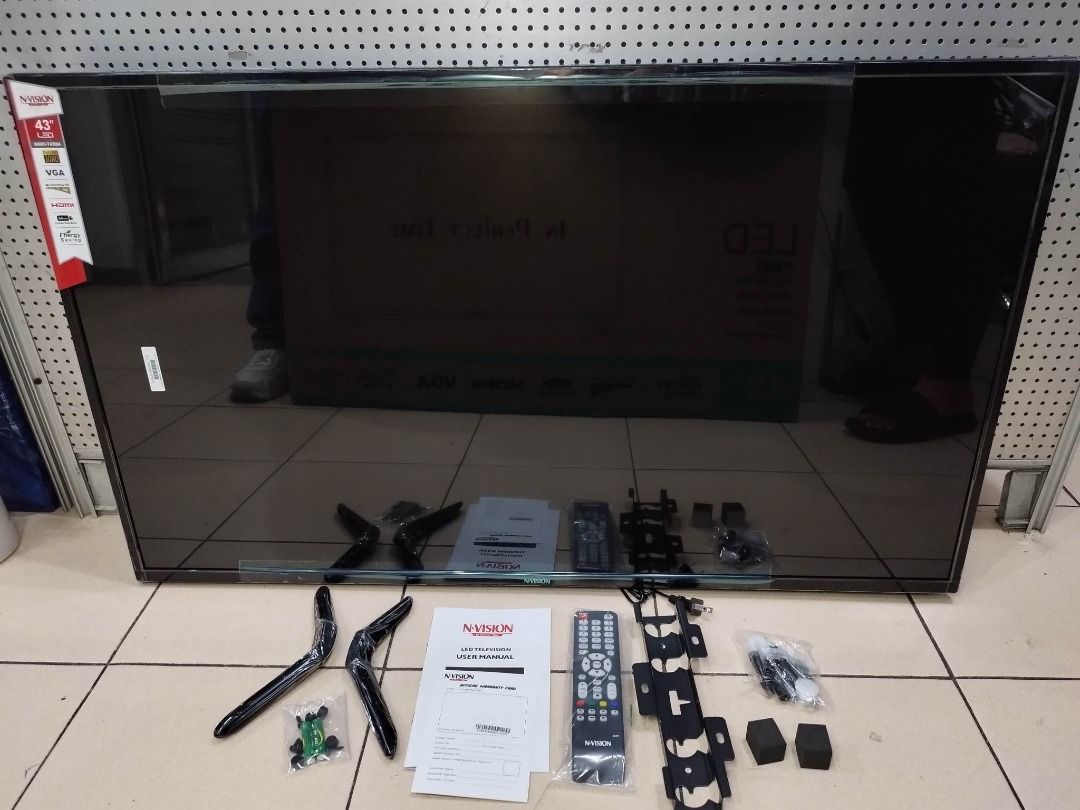 Nvision N600-T43MA 43" FHD LED TV, Computers & Tech, Parts & Accessories, Networking on Carousell