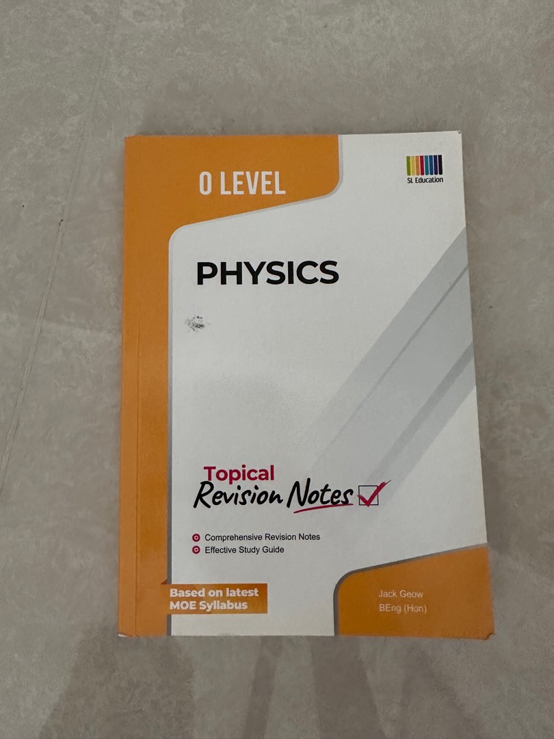 O Level Topical physics Revision Notes, Hobbies & Toys, Books ...