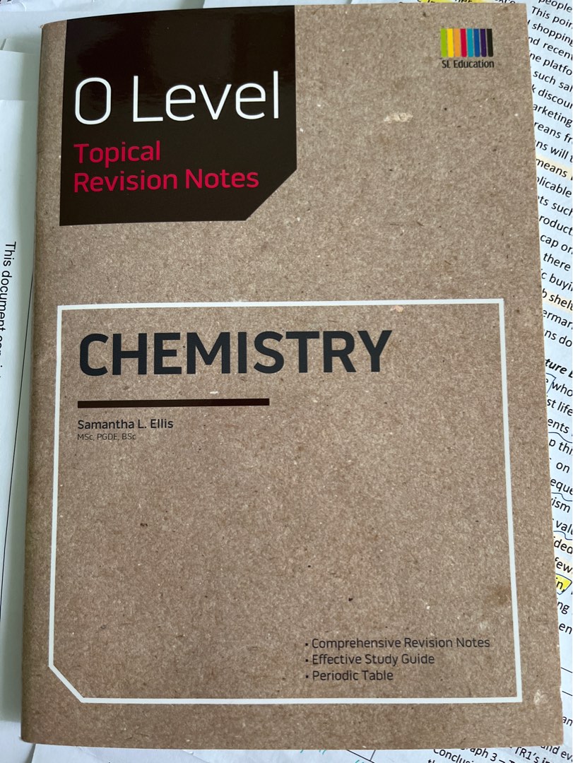 O Level Topical Revision Notes, Hobbies & Toys, Books & Magazines ...