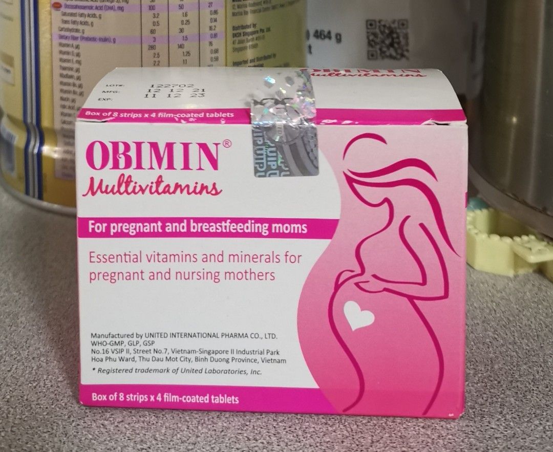 Obimin multivitamin, Health & Nutrition, Health Supplements, Vitamins ...