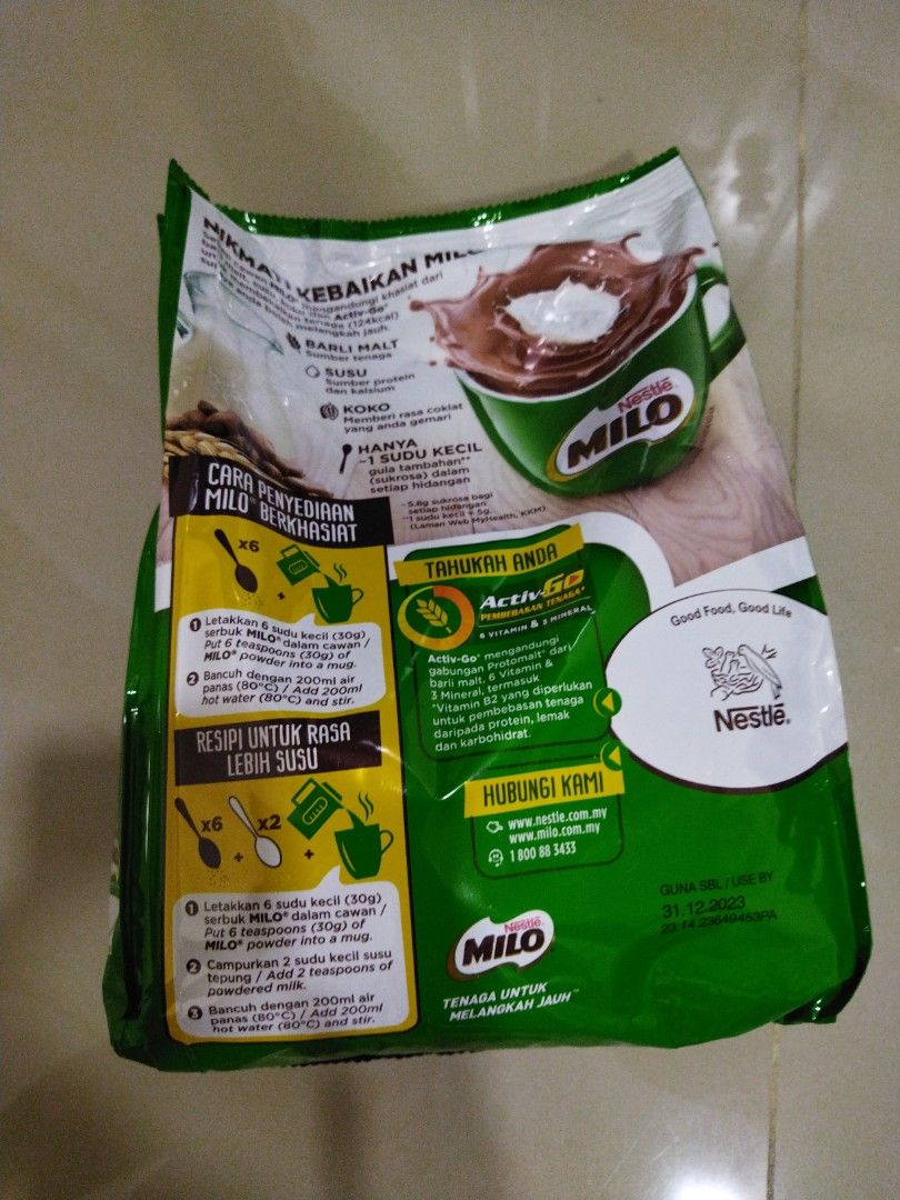 OFFER 2kg Milo powder, serbuk milo, sedap, mujarab, original, nestle ...