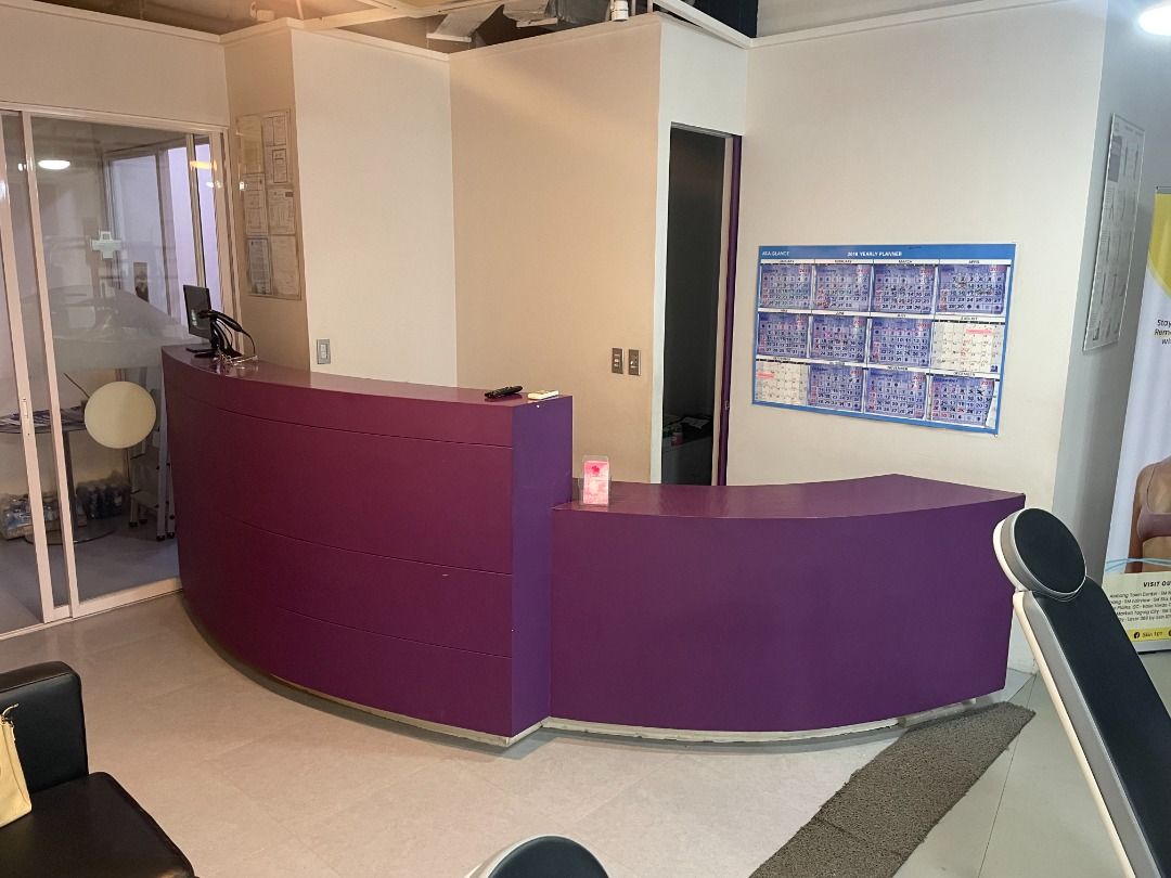 office reception console, Furniture & Home Living, Furniture, Shelves ...