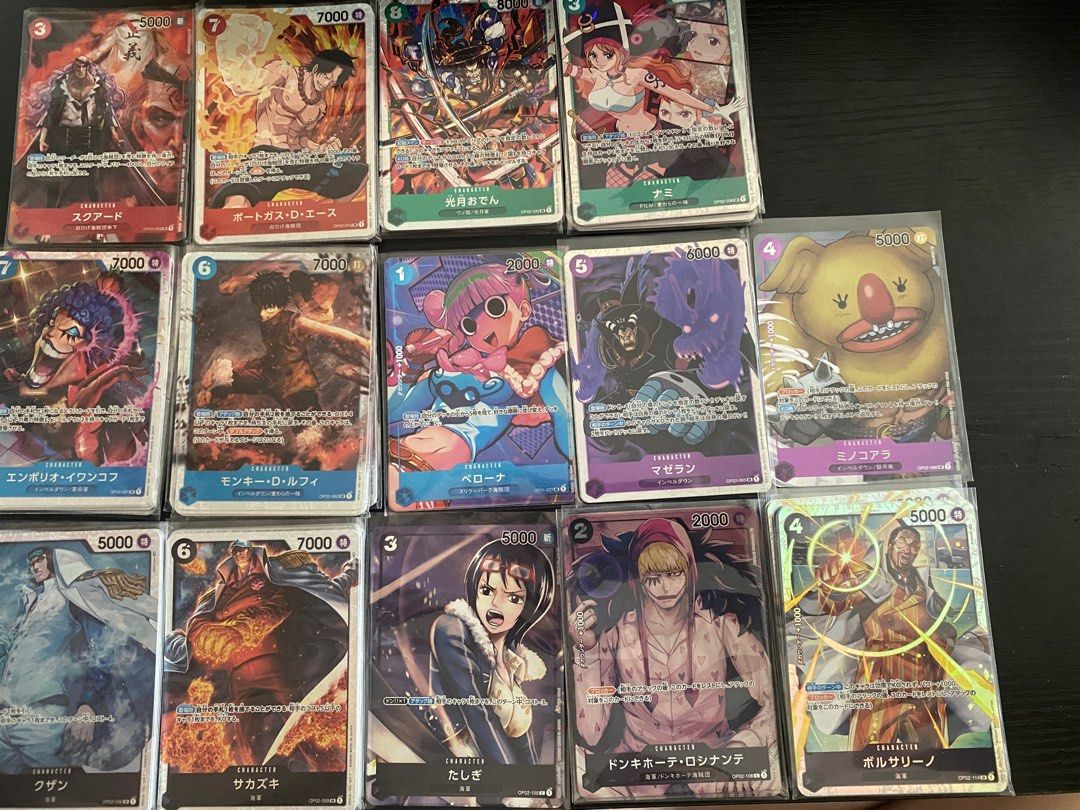 One Piece OP-02 OP02 OP2 Paramount War Leader Ldr AA Alt Art Alternate ...