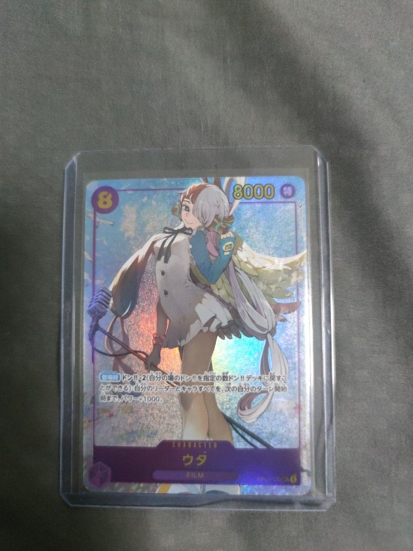 One Piece TCG OP-02 Uta SEC AA, Hobbies & Toys, Toys & Games on Carousell