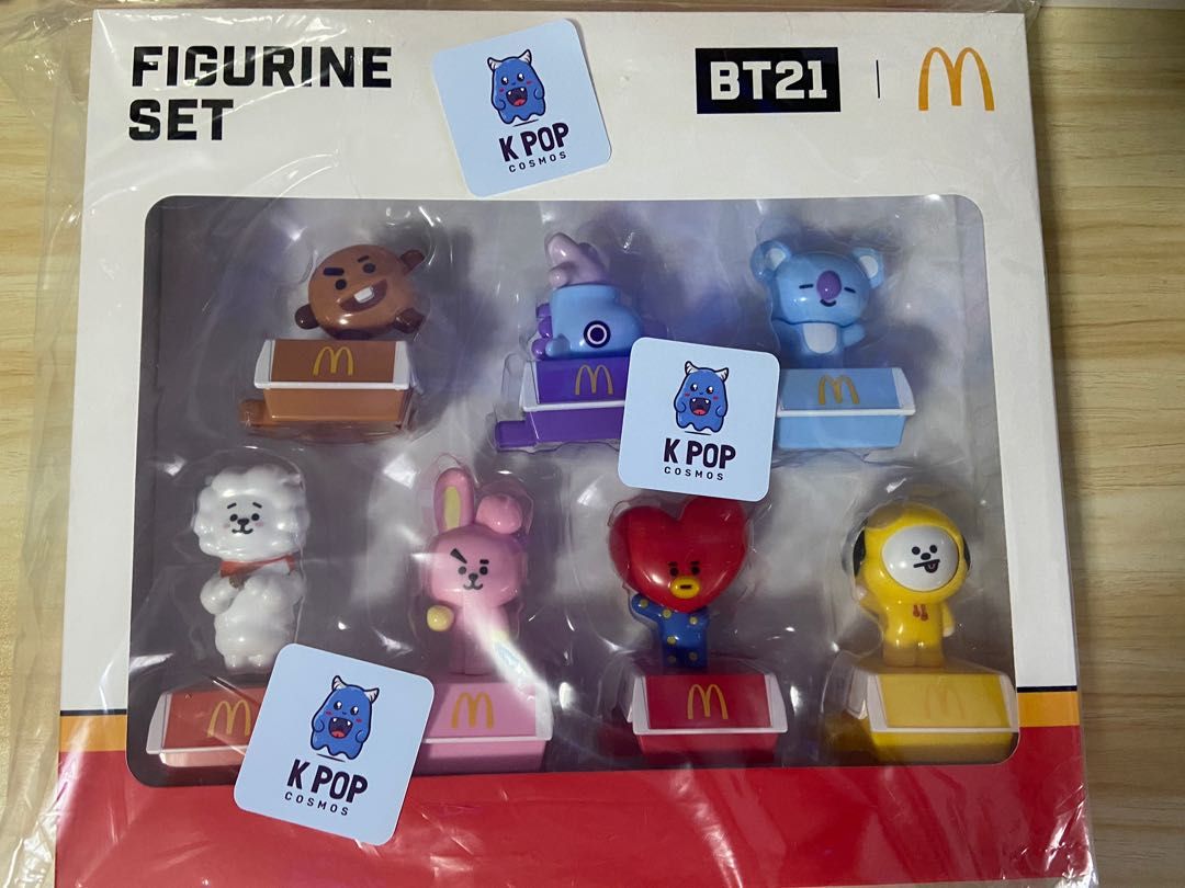 [ONHAND - TINGI] BT21 x MCDO FIGURINE, Hobbies & Toys, Memorabilia & Collectibles, K-Wave on ...