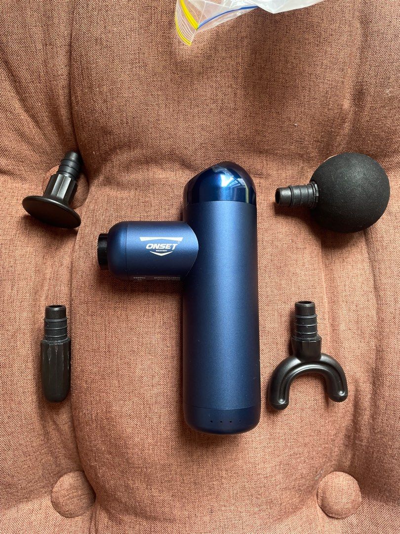 Onset Mini Massage Gun Health And Nutrition Massage Devices On Carousell