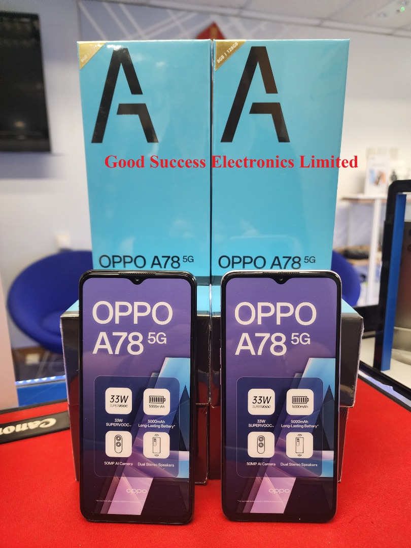 Oppo A78 (8+128GB) 全新香港行貨 原廠一年保養, 手提電話, 手機, Android 安卓手機, OPPO - Carousell