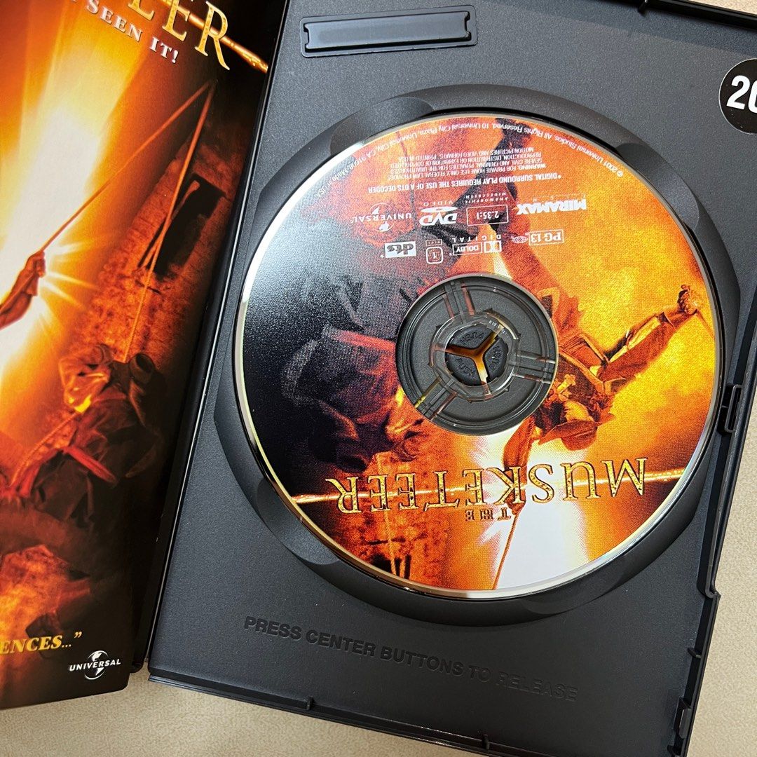 Original The Musketeer Region 1 DVD, Hobbies & Toys, Music & Media, CDs ...
