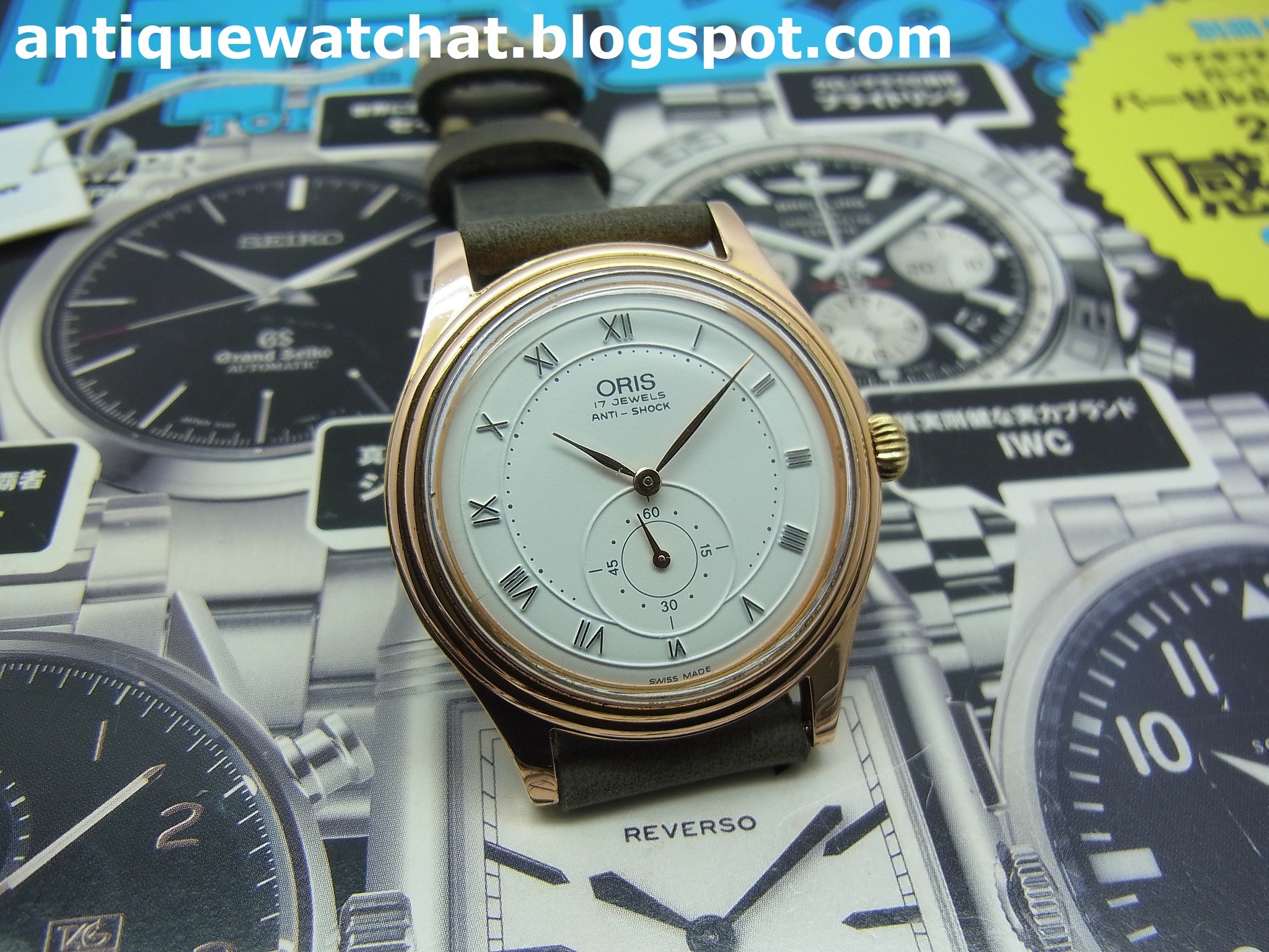 ORIS ANTI-SHOCK 17 JEWELS HAND WINDING WATCH, Luxury, Watches on Carousell